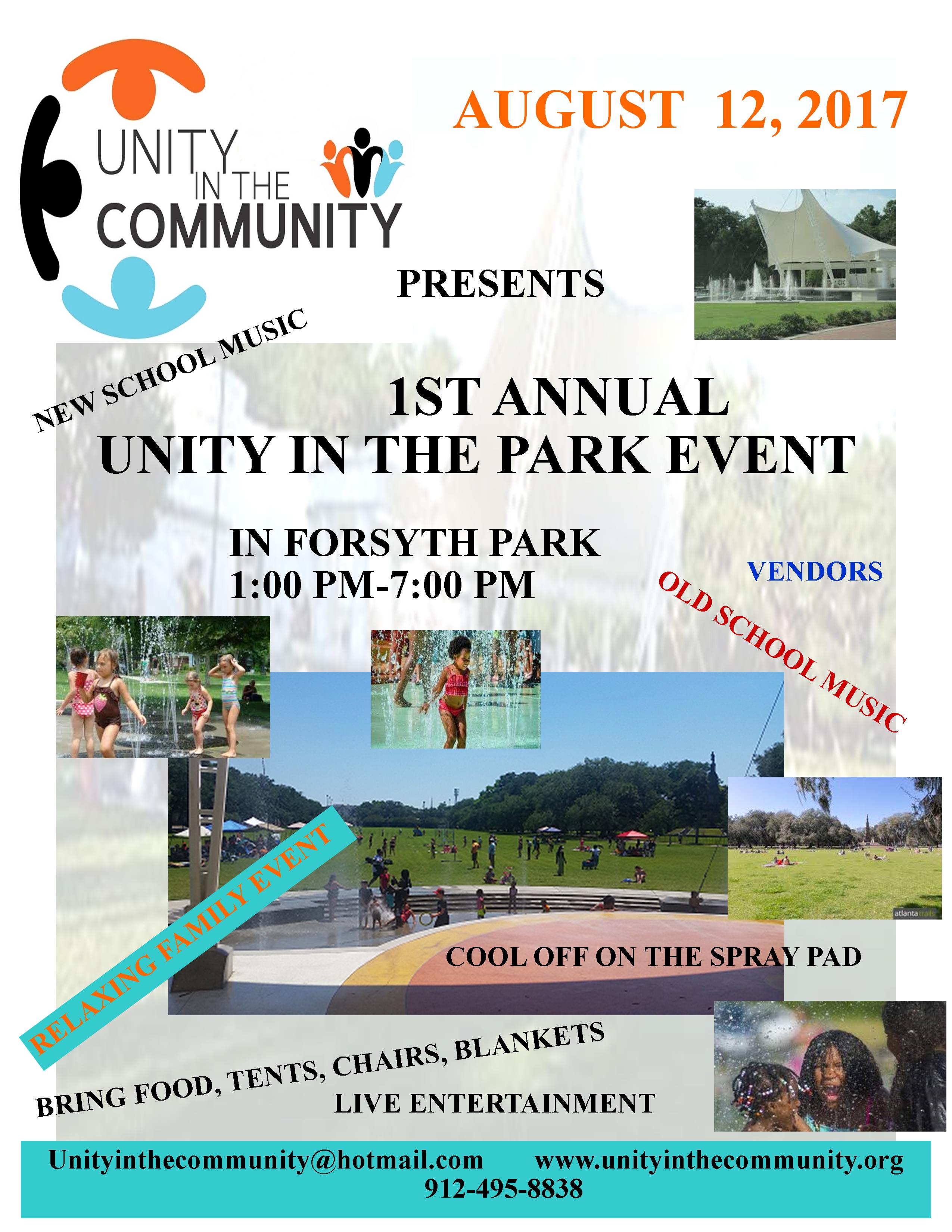 Unity in the Park Event - Unity in the Community